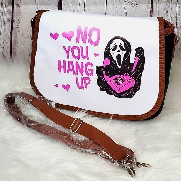 Spirit | Bags | Nib Pink Scream Ghostface Crossbody Horror Ghost ...